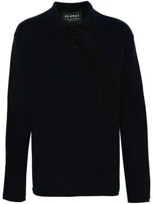 Alanui Finest Ribbed Polo Top