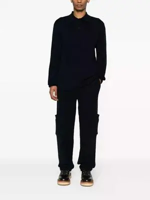 Alanui Finest Ribbed Polo Top