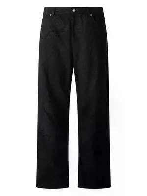 Roberto Cavalli Python-print Trousers