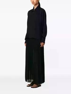 AMI Paris Long-sleeved Contrasted Shirt