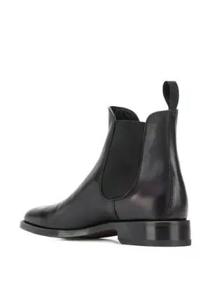 SCAROSSO Leather Chelsea Boots