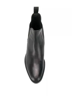 SCAROSSO Leather Chelsea Boots
