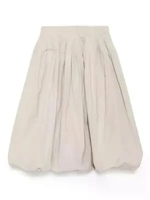 Toga Shrink Twill Skirt - Neutrals