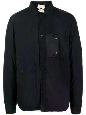 TEN C Padded Press-stud Shirt Jacket