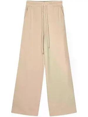 TWINSET Logo-embroidered Wide-leg Track Pants