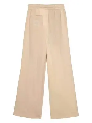 TWINSET Logo-embroidered Wide-leg Track Pants