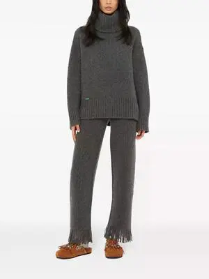 Alanui Logo-tag Roll-neck Jumper