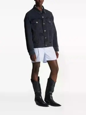 Balmain Ripped-detail Denim Jacket