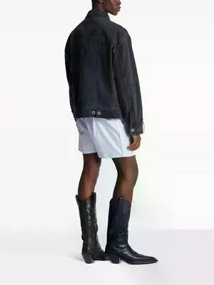 Balmain Ripped-detail Denim Jacket