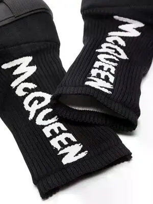 Alexander McQueen Tread Sock-style Boots - Black