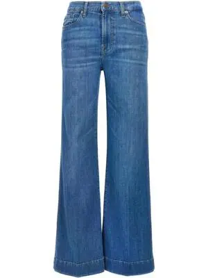 7 For All Mankind Modern Dojo Flared Jeans - Blue