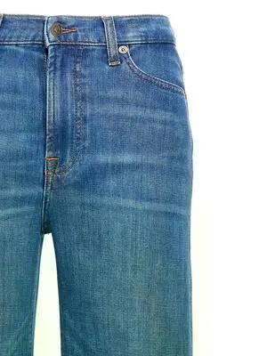 7 For All Mankind Modern Dojo Flared Jeans - Blue
