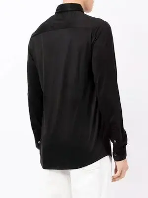 Emporio Armani Lyocell-blend Button-up Shirt