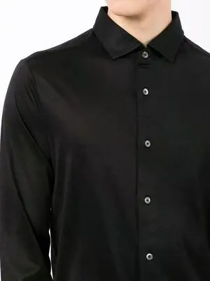 Emporio Armani Lyocell-blend Button-up Shirt