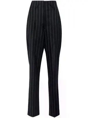 IRO PARIS Horacia Pinstriped Tapered-leg Trousers