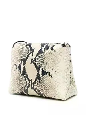 Khaite Lina Leather Cross Body Bag - Neutrals
