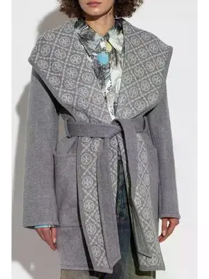 Tory Burch Monogram-lining Coat