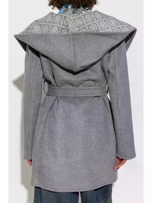 Tory Burch Monogram-lining Coat
