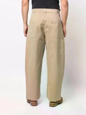 Studio Nicholson Wide-leg High-waisted Trousers - Neutrals
