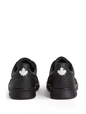 Dsquared2 Boxer Leather Sneakers - Black