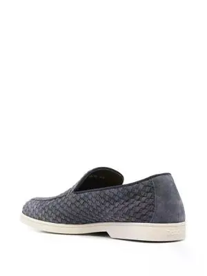 DOUCAL'S Suede Loafers - Blue