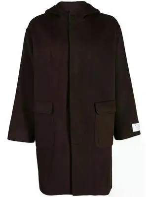 Études Studio Temple Logo-patch Hooded Coat