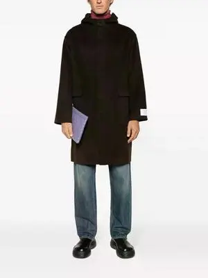 Études Studio Temple Logo-patch Hooded Coat