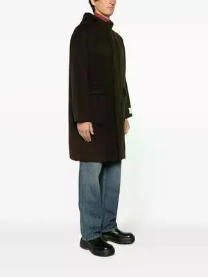 Études Studio Temple Logo-patch Hooded Coat