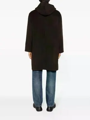 Études Studio Temple Logo-patch Hooded Coat