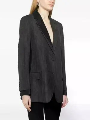 Fendi Pinstripe Wool Blazer
