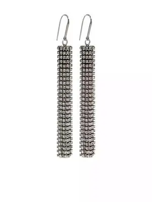 Isabel Marant Étoile Crystal-embellished Drop Earrings - Silver