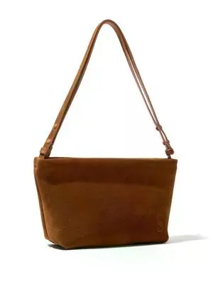 Proenza Schouler Bond Suede Shoulder Bag - Brown