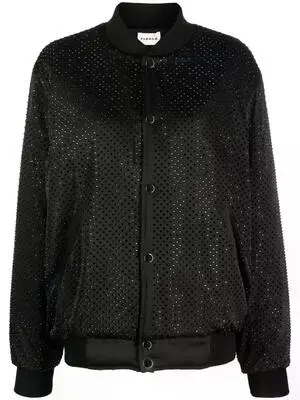 P.a.r.o.s.h Crystal-embellished Bomber Jacket