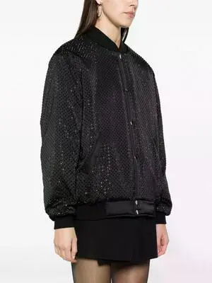 P.a.r.o.s.h Crystal-embellished Bomber Jacket
