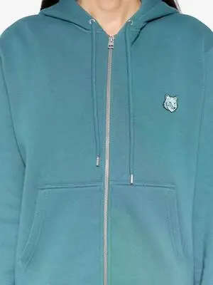 Maison Kitsuné Bold Fox Head Patch Comfort Hooded Jacket - Blue