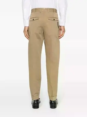 PT TORINO Mid-rise Tapered Trousers