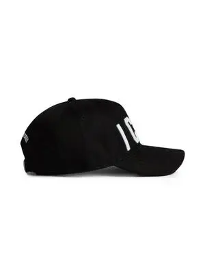 Dsquared2 Logo-embroidered Baseball Cap - Black