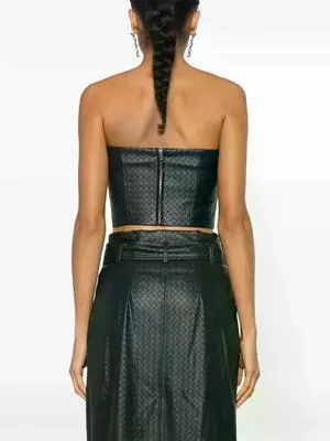 ROTATE BY BIRGER CHRISTENSEN Braided Strapless Top