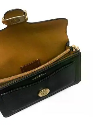 COACH Tabby Pebble Leather Shoulder Bag - Black