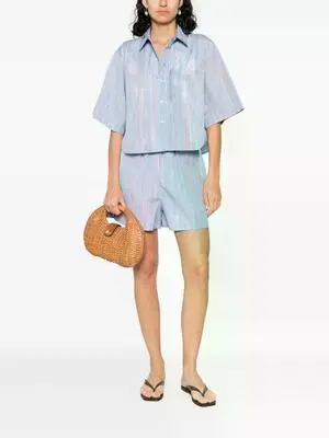 FORTE_FORTE Striped Shorts