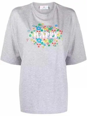 Chiara Ferragni Straight Hem T-shirts For Women