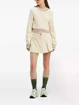 Palm Angels Pleated Mini Skirt
