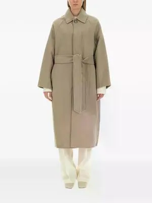 AMI Paris Belted Single-breasted Coat