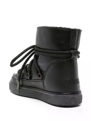 Inuikii Lace-up Leather Ankle Boots