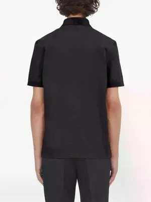 FERRAGAMO Logo-embroidered Cotton Polo Shirt