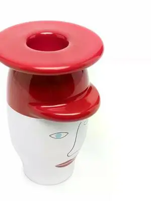 BOSA Face-print Ceramic Candle Holder