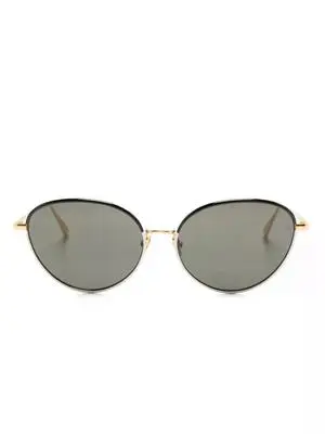 Linda Farrow Regina Cat-eye Sunglasses - Black