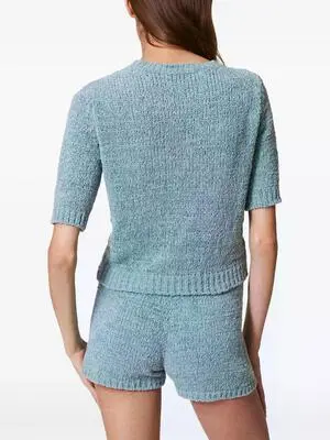 TWINSET Button-detail Shorts - Blue