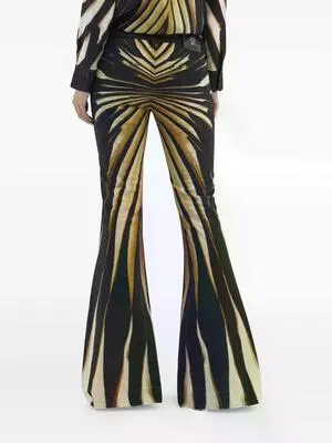 Roberto Cavalli Printed Flared Trousers