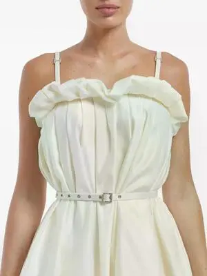 POST MERIDIEM Draped Mini Dress